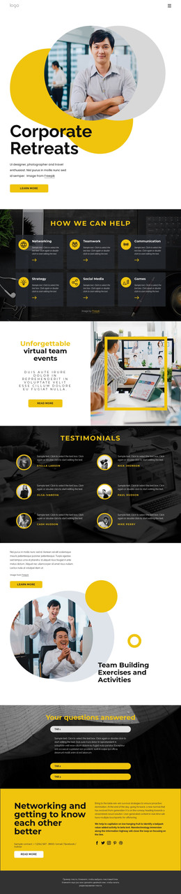 Successful financial strategy HTML Template