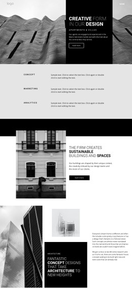 340 Architecture & Building CSS Templates