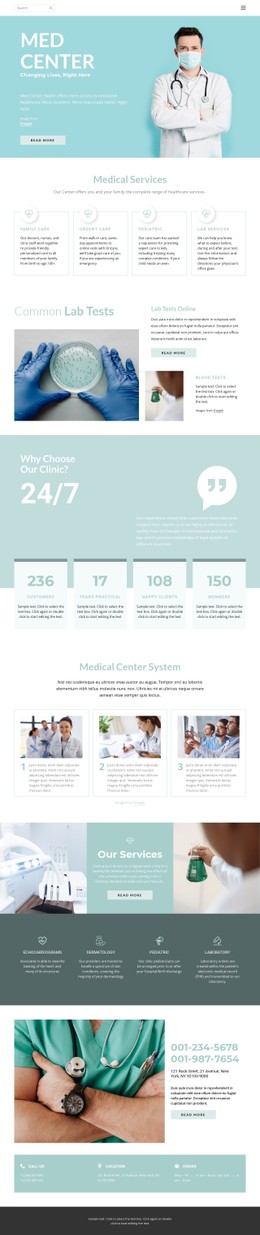 150 Medicine & Science CSS Templates