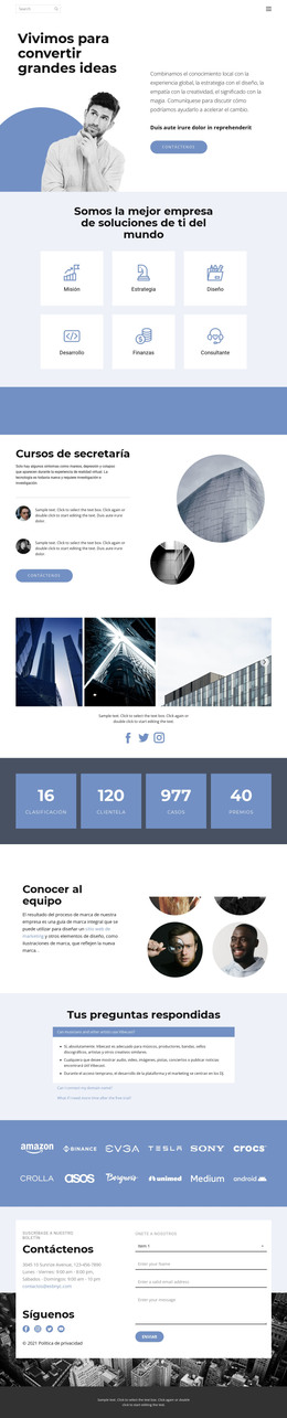 Más de 10,000 plantillas HTML gratuitas. Plantillas de sitios web HTML