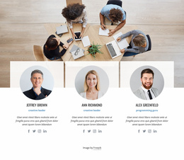 Staff presentation Website Template