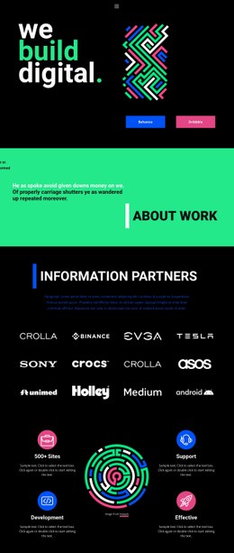 All about me Html Code Example