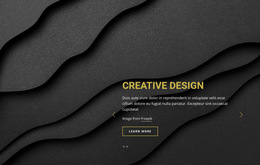Animated shapes HTML5 Template