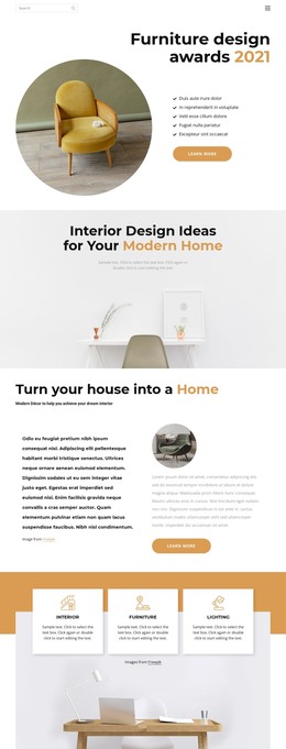 390 Interior HTML Templates