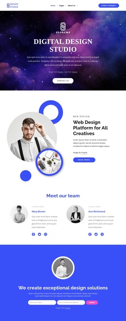 Web developer portfolio HTML Template