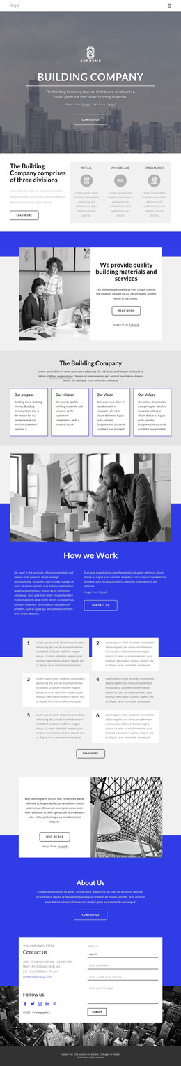 Quality, speed and result HTML Template