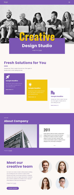 We create beautiful websites Template