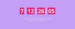 Countdown HTML Templates