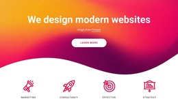 Area of graphic design HTML5 Template