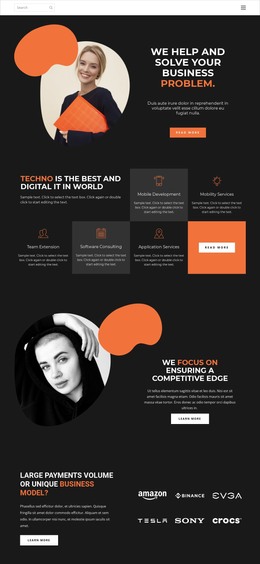 Resume of a wide profile designer HTML Template