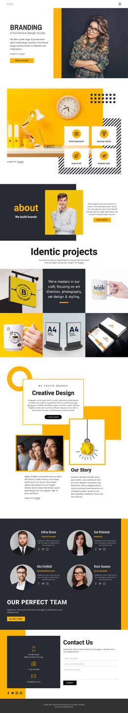 Web developer portfolio HTML Template