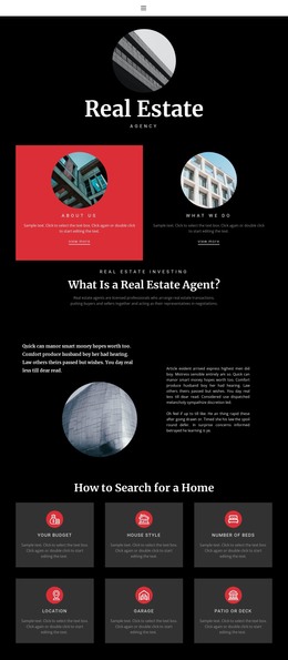 Real Estate HTML Templates