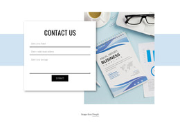 Contact us form HTML Template