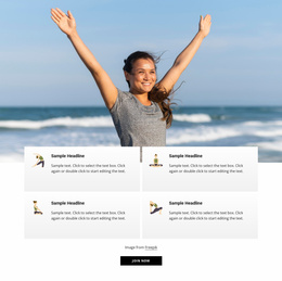 Best stretching classes Website Template