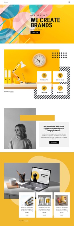 Conceptual design CSS Template