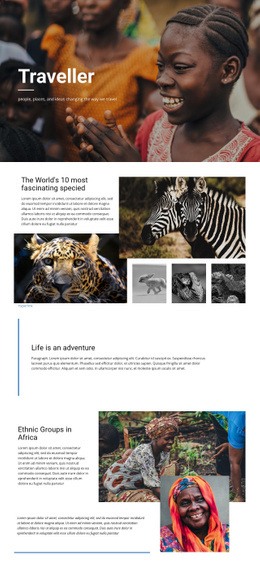 Wildlife and nature Html Code Example