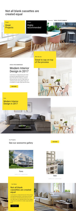 Design affects life HTML Template