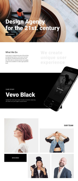 Area of graphic design HTML5 Template
