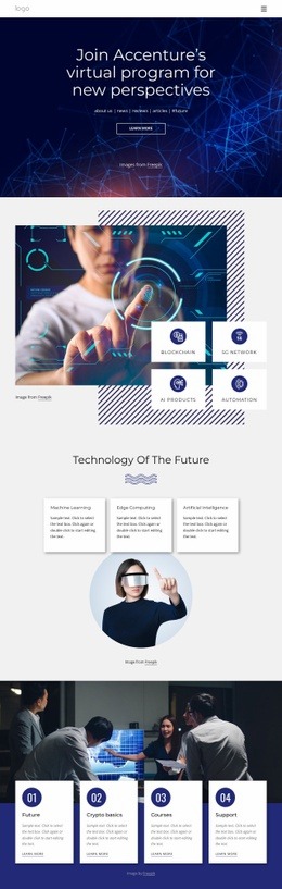 270 Technology Web Page Designs