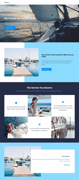 Beautiful sea tan Website Design