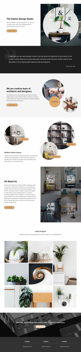 220 Interior Web Page Designs