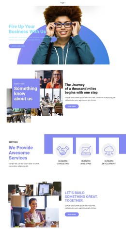 Business company CSS Template