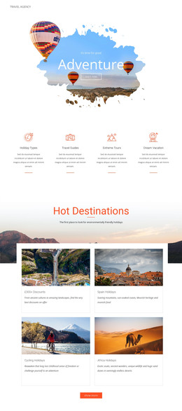Travel Blog HTML Template