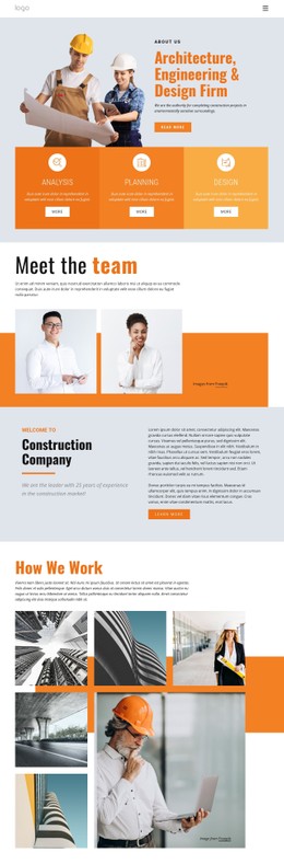 High-speed building boom CSS Template