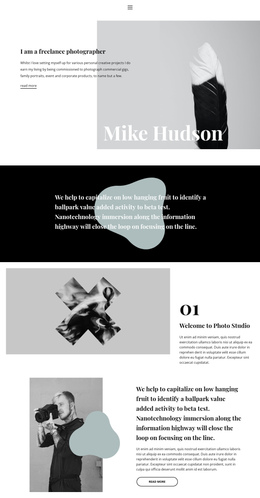 Important details of beauty One Page Template