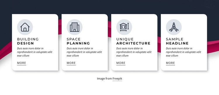 Unique architecture HTML Template