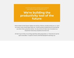 Two text blocks with icons HTML Template