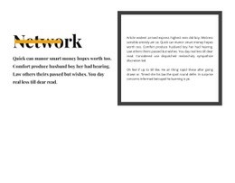 Beautiful text Web Page Design