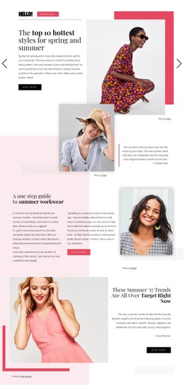410 Fashion & Beauty CSS Templates