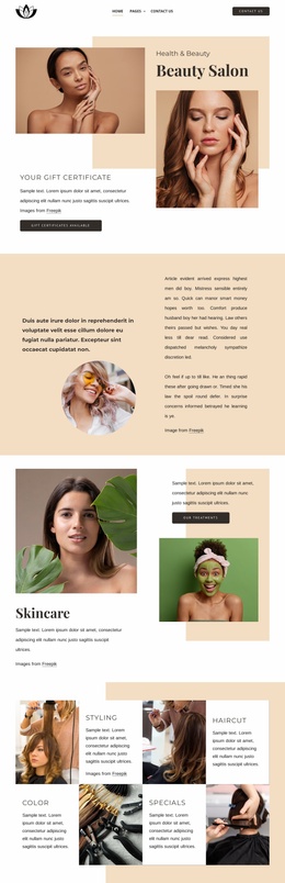 Aesthetic Website Templates