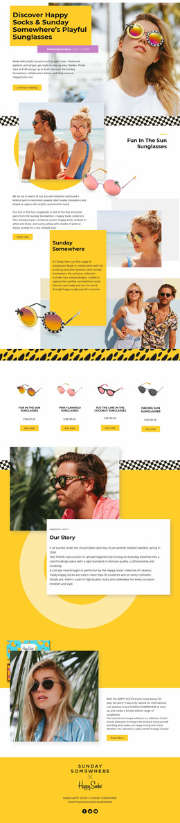 Fashion studio Web Page Design