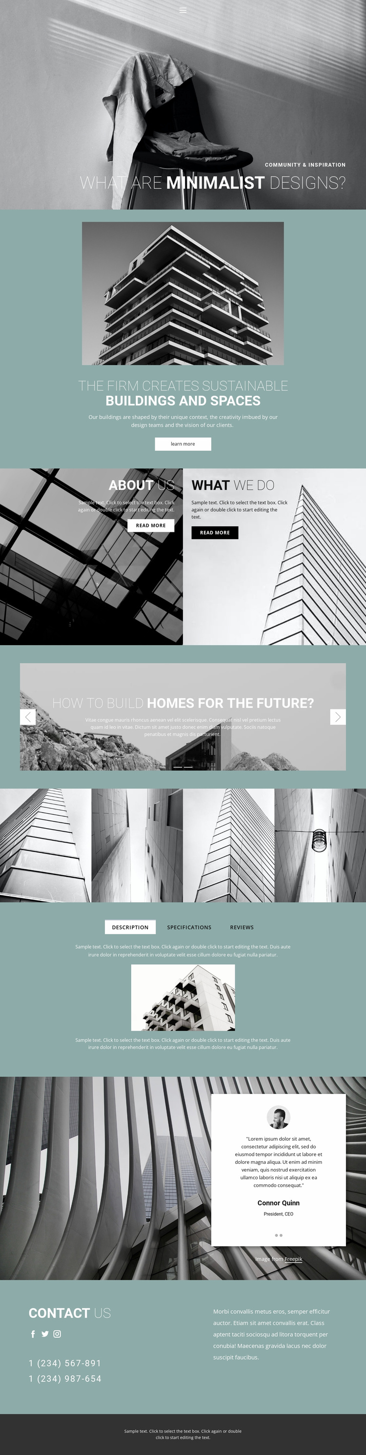 Perfect architecture ideas Landing Page