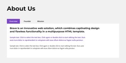 Tabs Website Templates