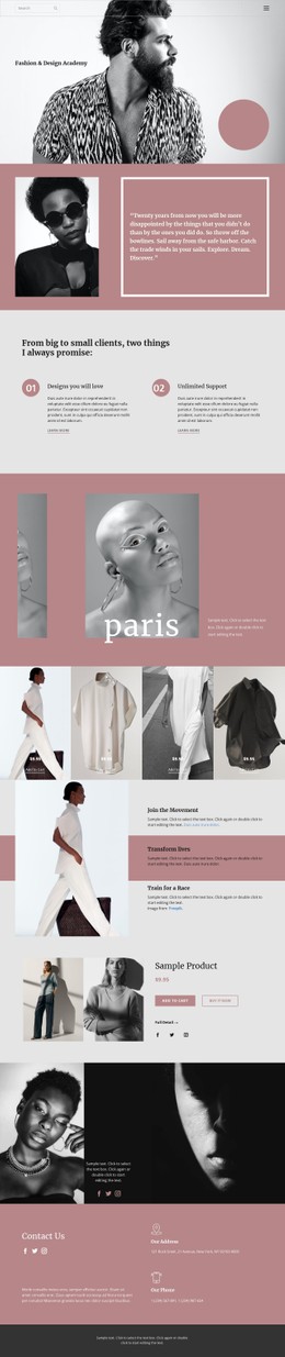 420 Fashion & Beauty CSS Templates