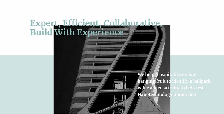 Building experts Website Template