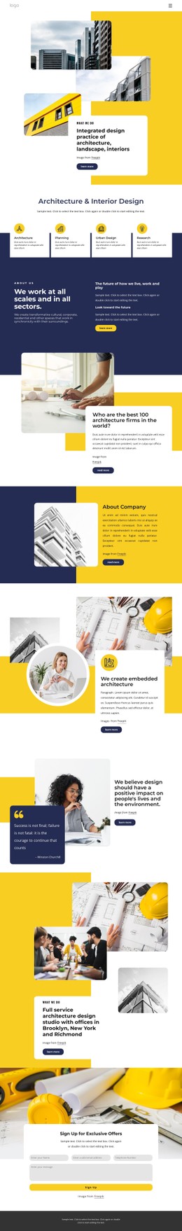 340 Architecture & Building CSS Templates