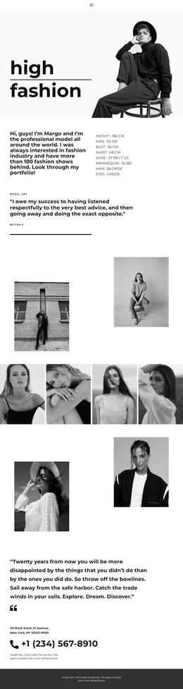 Zara collection WordPress Theme