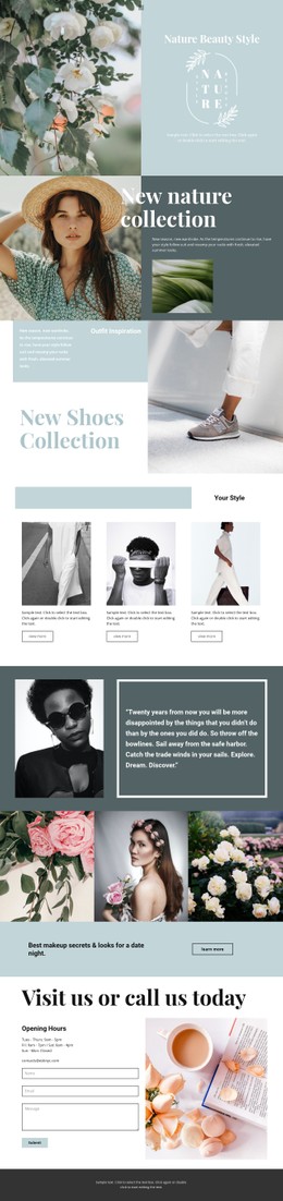 Aesthetic CSS Templates