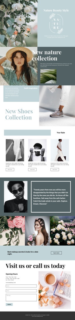 430 Fashion & Beauty Html Code Examples