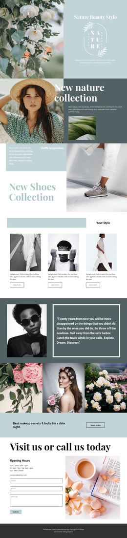 Zara collection WordPress Theme