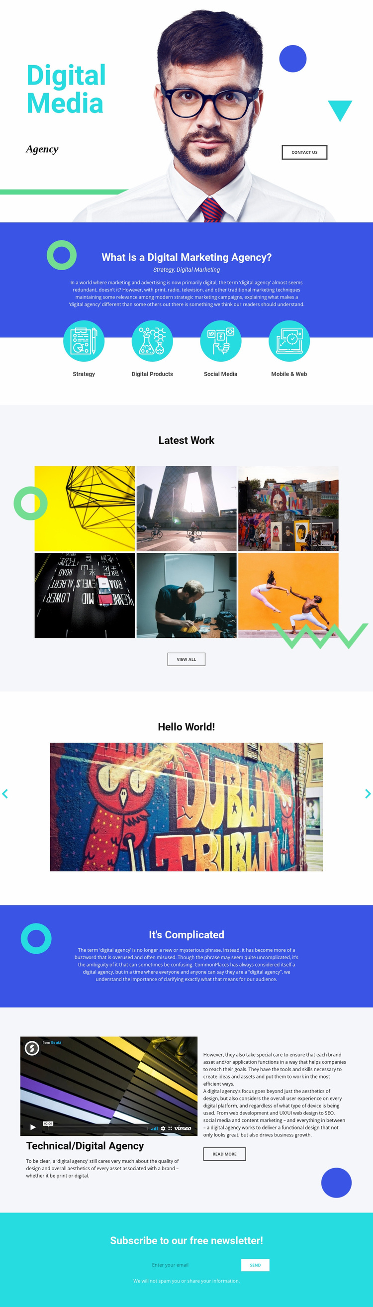 Digital Media Website Design