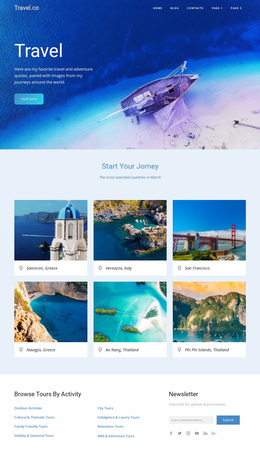 Beautiful sea tan Website Design