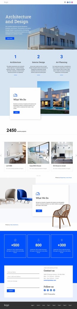 330 Architecture & Building Website Templates