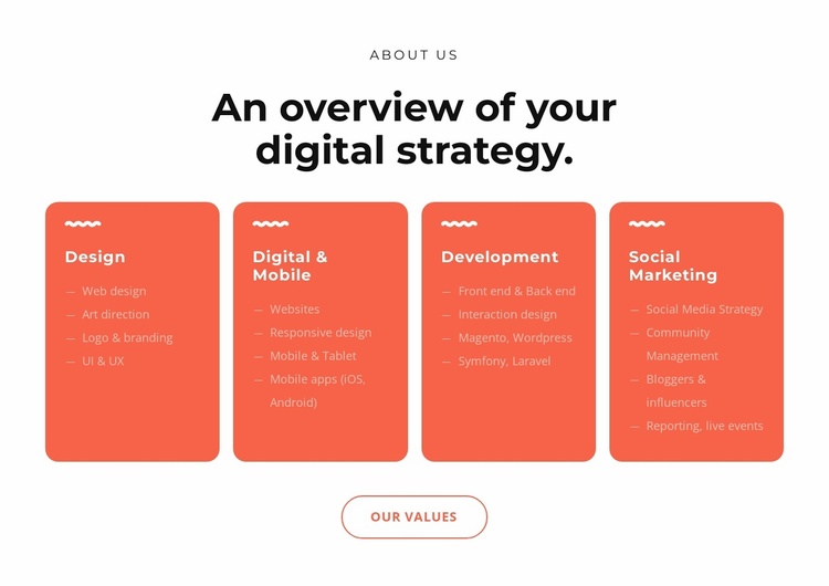 Cool digital solutions Landing Page