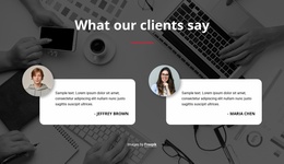 140 Testimonials Website Templates