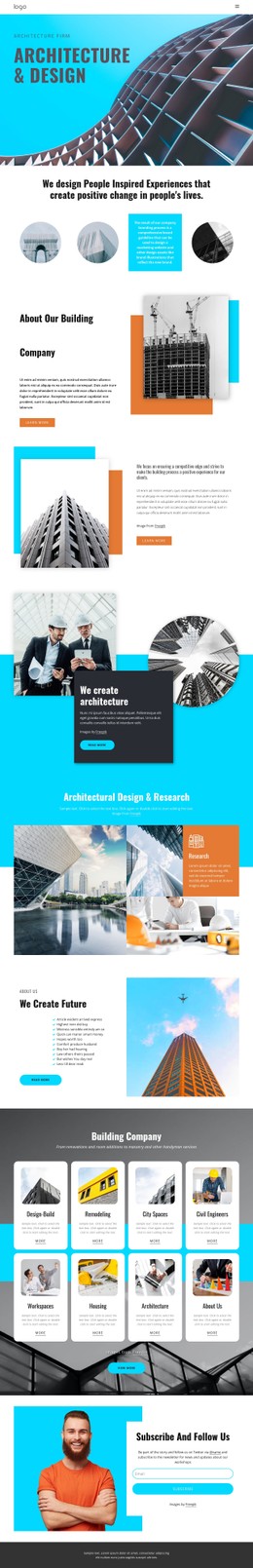 340 Architecture & Building CSS Templates